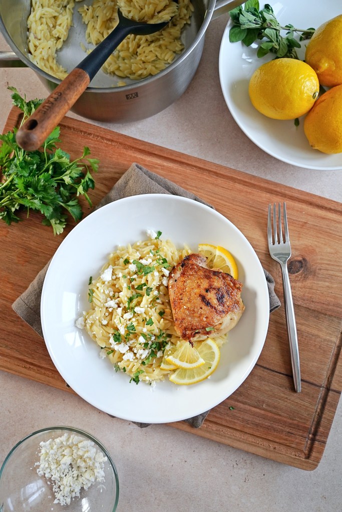 Zesty Lemon Chicken and Orzo – Kitchen Stuff Plus