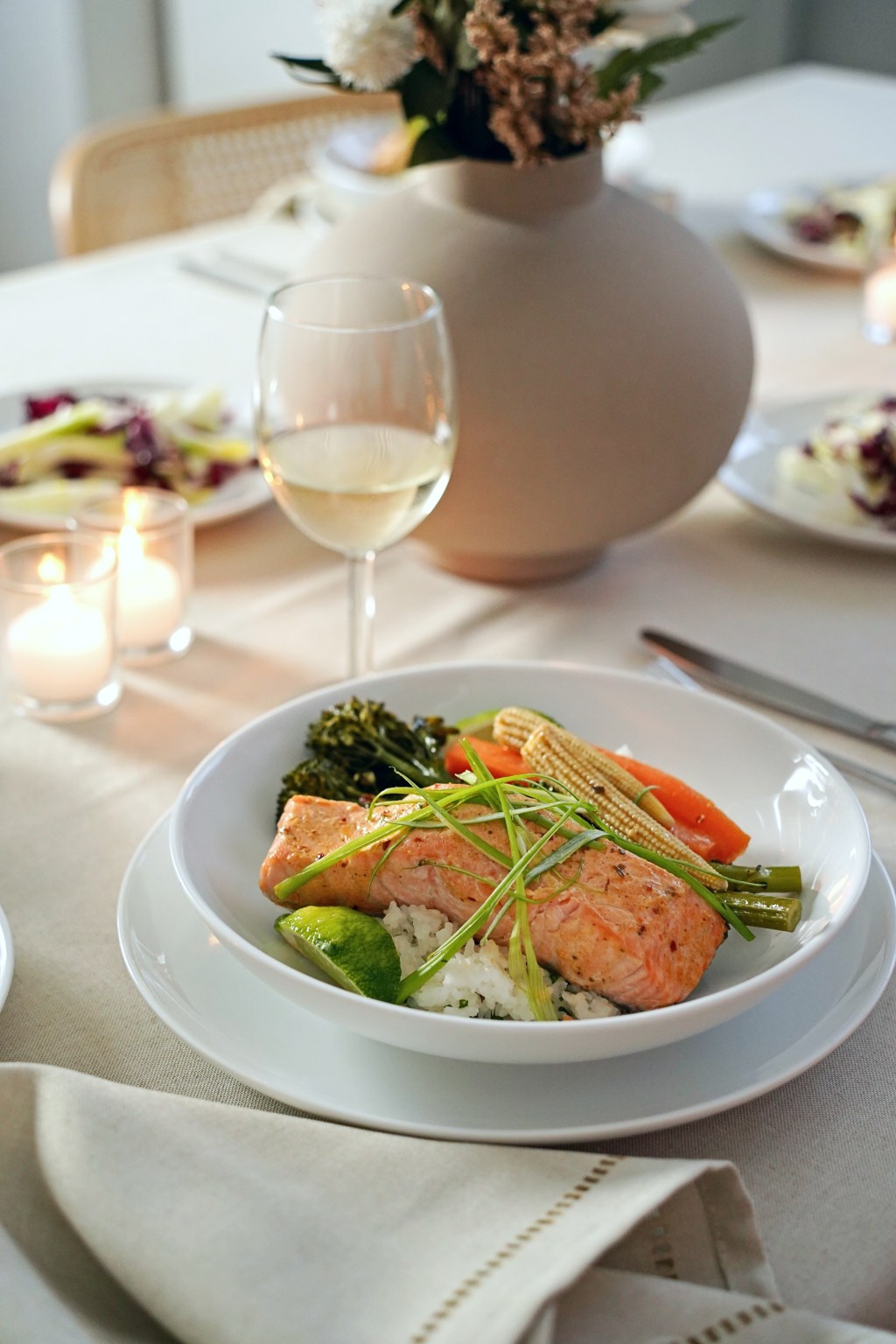 The Perfect Dinner for a Chilly Day: Thai Curried Steamed Salmon with ...